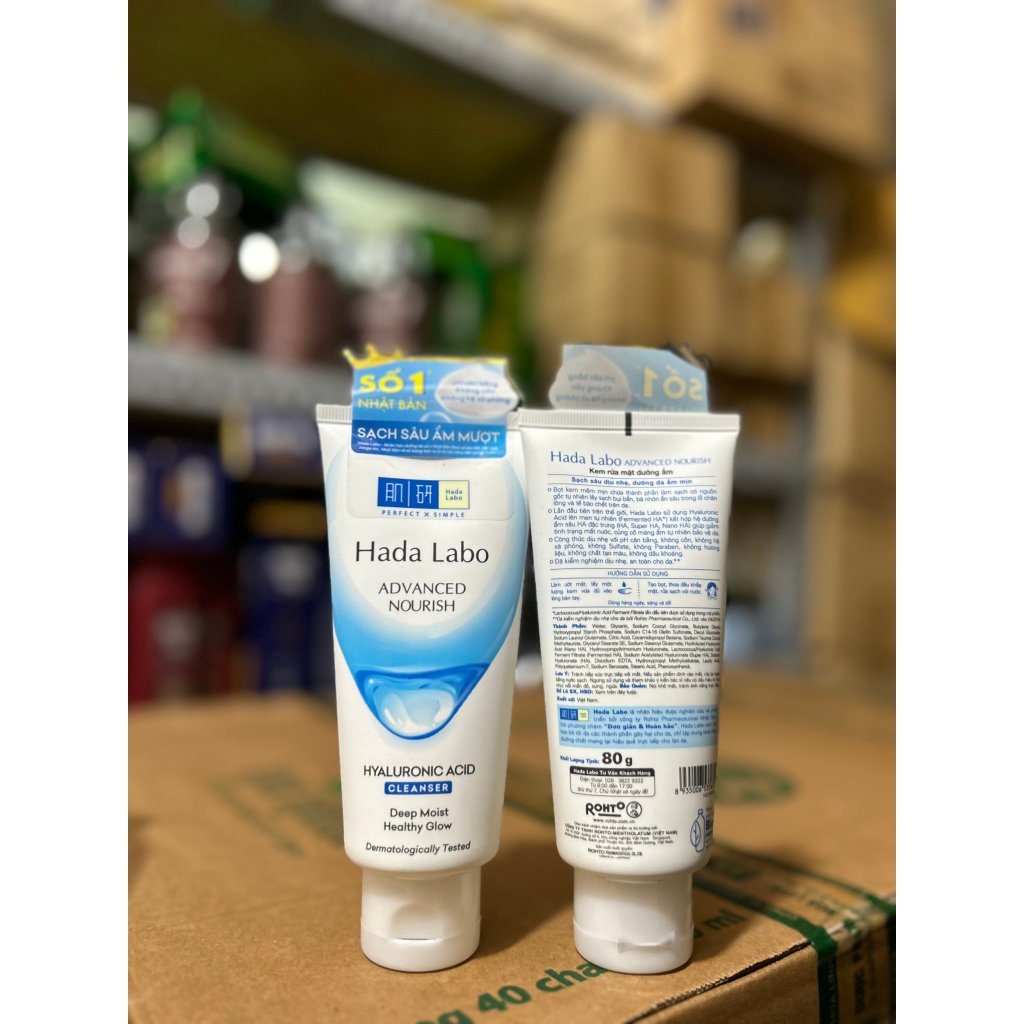 Sữa Rửa Mặt Hada Labo 80g - Kem Rửa Mặt Dưỡng Ẩm | Shopee Việt Nam