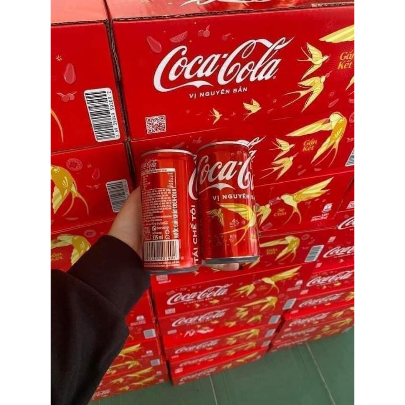 Thùng 24lon coca cola 235ml - 320ml | Shopee Việt Nam