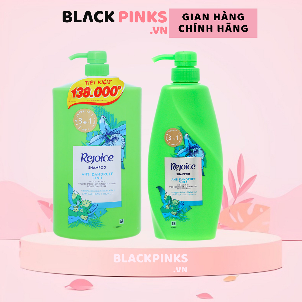 Dầu gội Rejoice Conditioner Anti - Dandruff sạch gàu 3 trong 1 630ml/900ml/1,8 lít | Shopee Việt Nam
