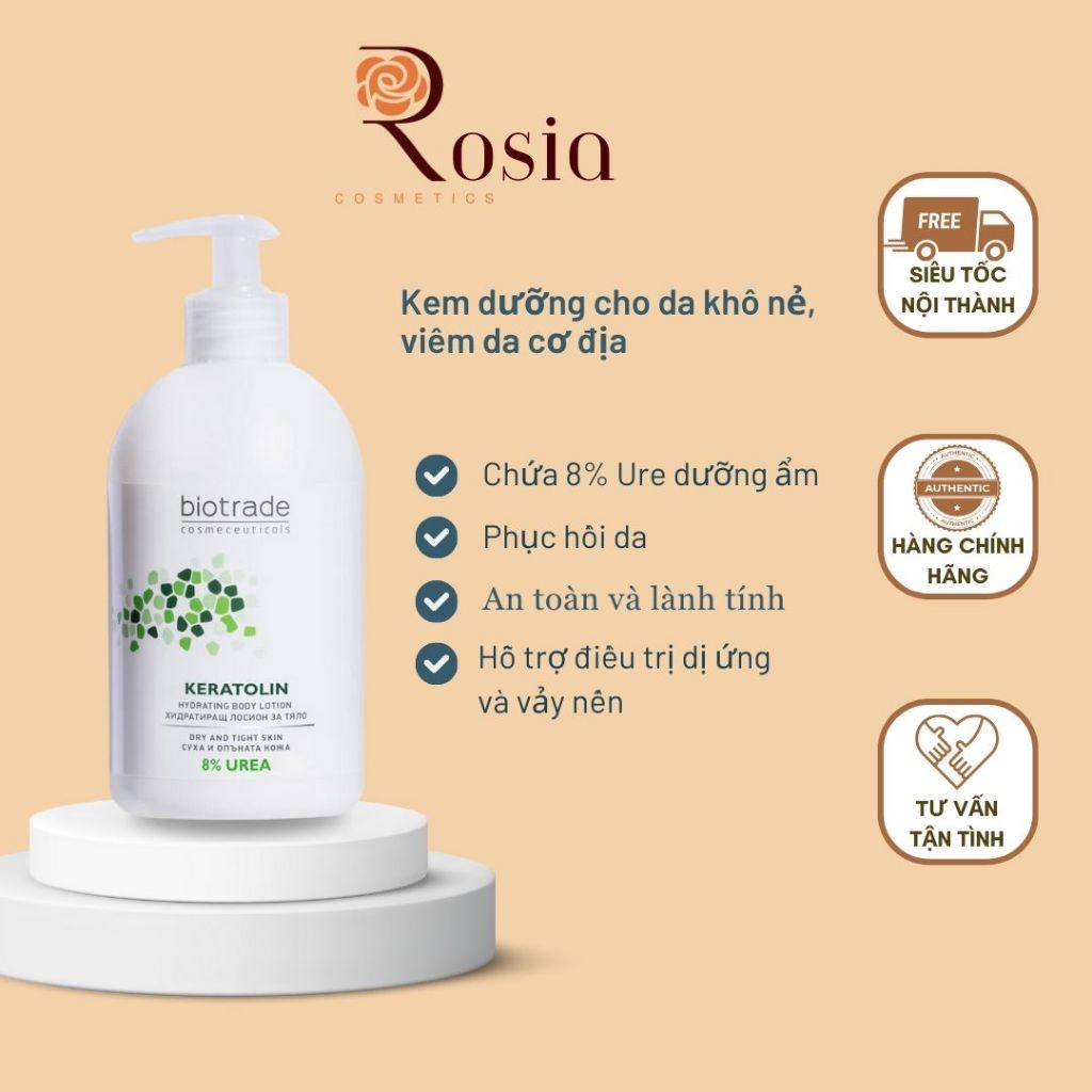 Kem Dưỡng Thể Biotrade Keratolin Body Hydrating Lotion Urea 8% 400ml ...