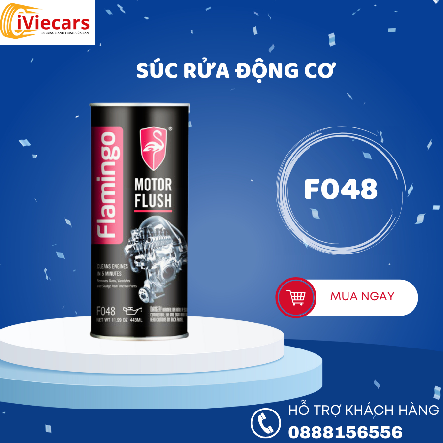 Dung Dịch Sục Rửa Động Cơ Flamingo F048 443ml - Hãng cung cấp Chính Thức | Shopee Việt Nam