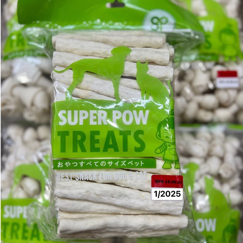 🇹🇭 Snack Xương Gặm Cho Chó Que Sữa Dê Super Pow Treats 200g - 1kg ...