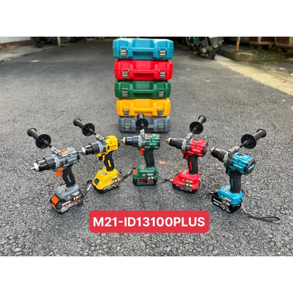 Máy Khoan 3 Chức Năng 100Nm DEKTON M21-ID13100Plus Hỗ Trợ Rút Lỗi Điện ...