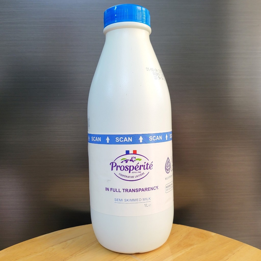 PROSPERITE - Bình XANH 1L - SỮA TƯƠI ÍT BÉO TIỆT TRÙNG / PHÁP / UHT Semi Skimmed Milk | Shopee ...