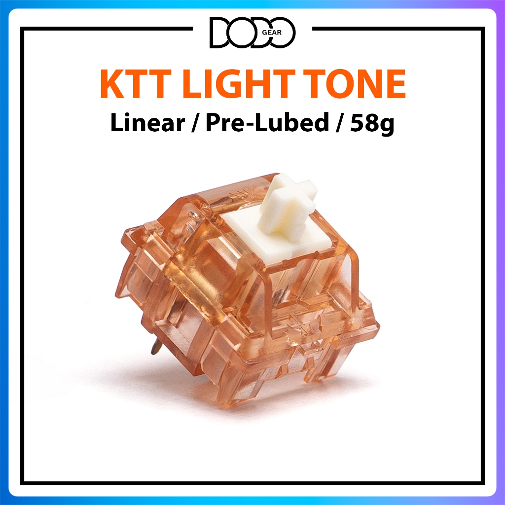 Switch KTT Light Tone 3 PIN Linear 58g công tắc bàn phím Switch KTT Ánh ...