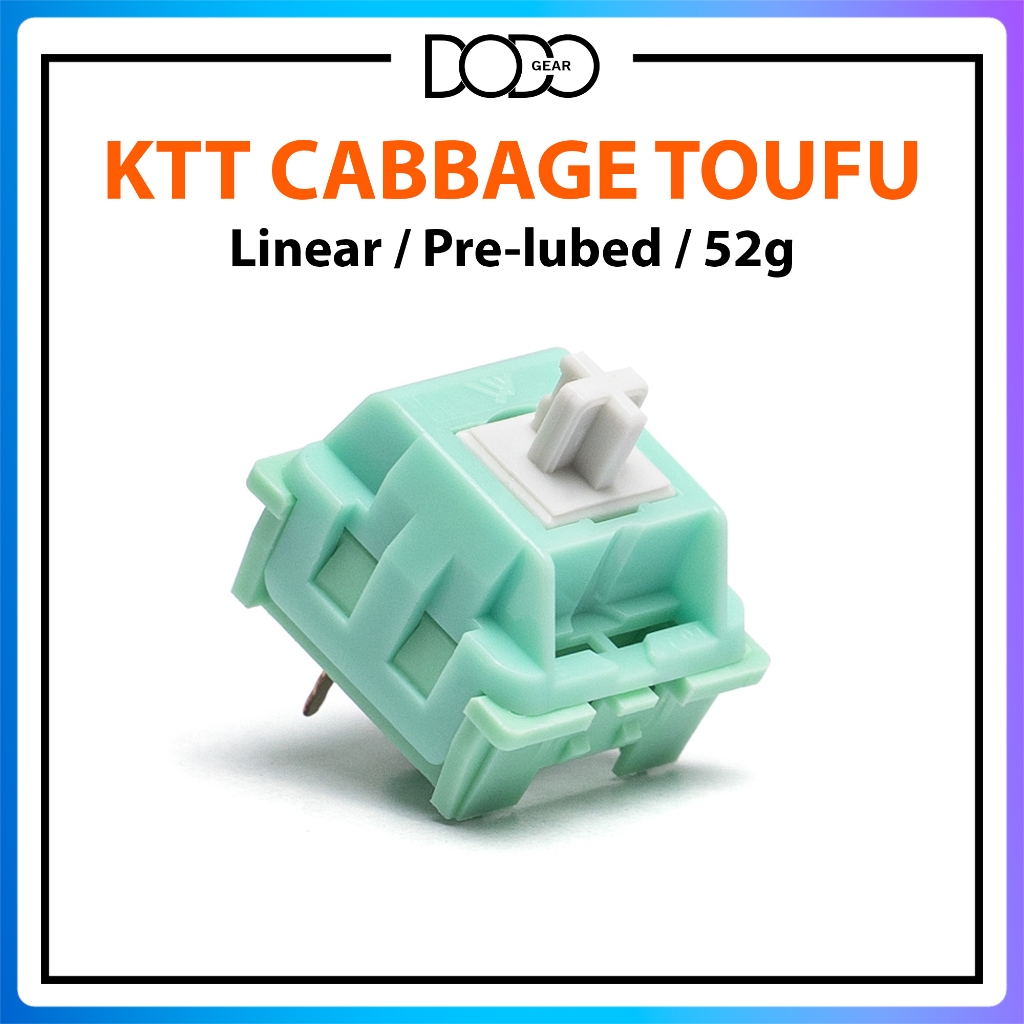 Switch KTT Cabbage Toufu 3 PIN Linear 52g công tắc bàn phím Switch KTT Bắp Cải 3 pin DoDo Gear ...