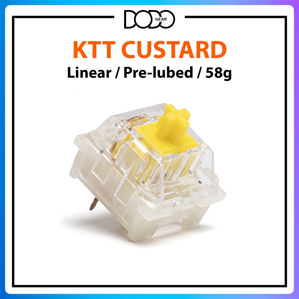 Switch KTT Custard 3 PIN Linear 68g công tắc bàn phím Switch KTT ...