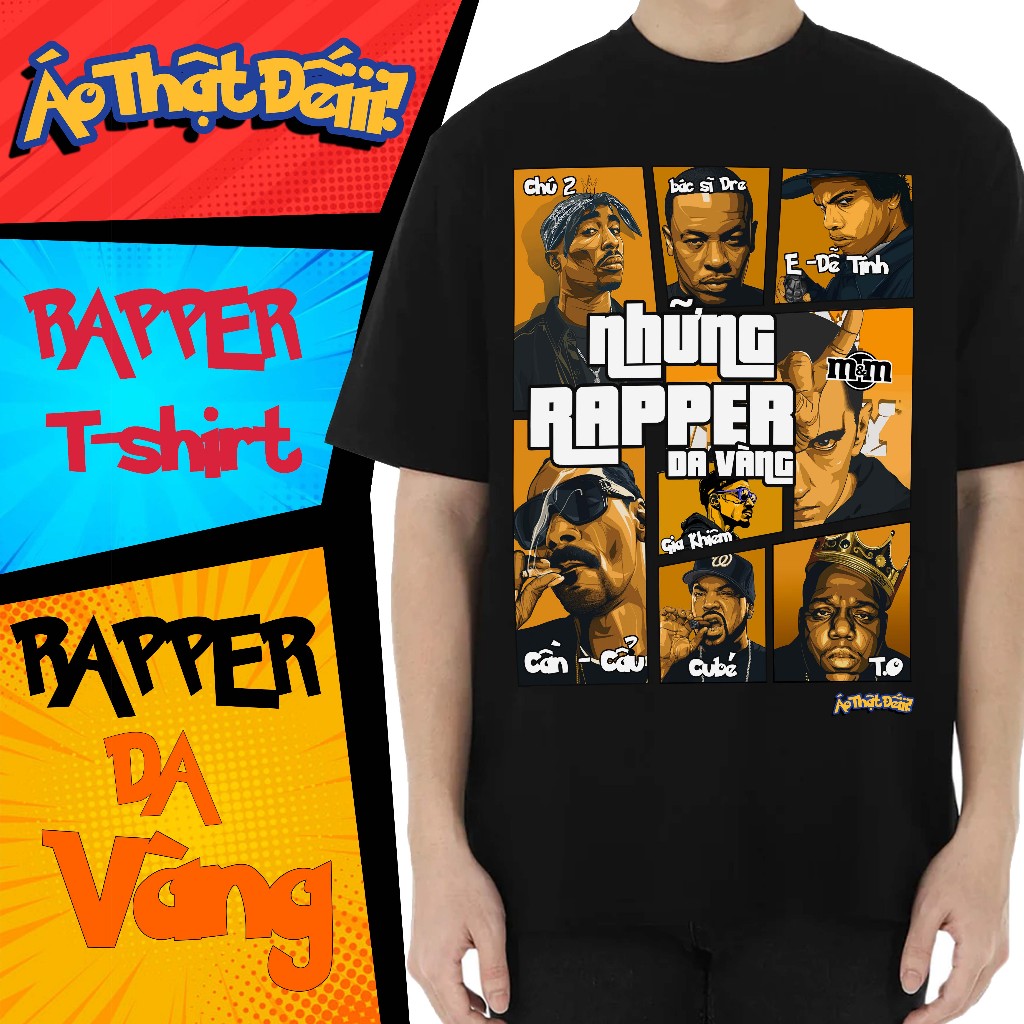 Áo Thun Những Rapper Da Vàng!!! - Áo thun Rapper | Shopee Việt Nam