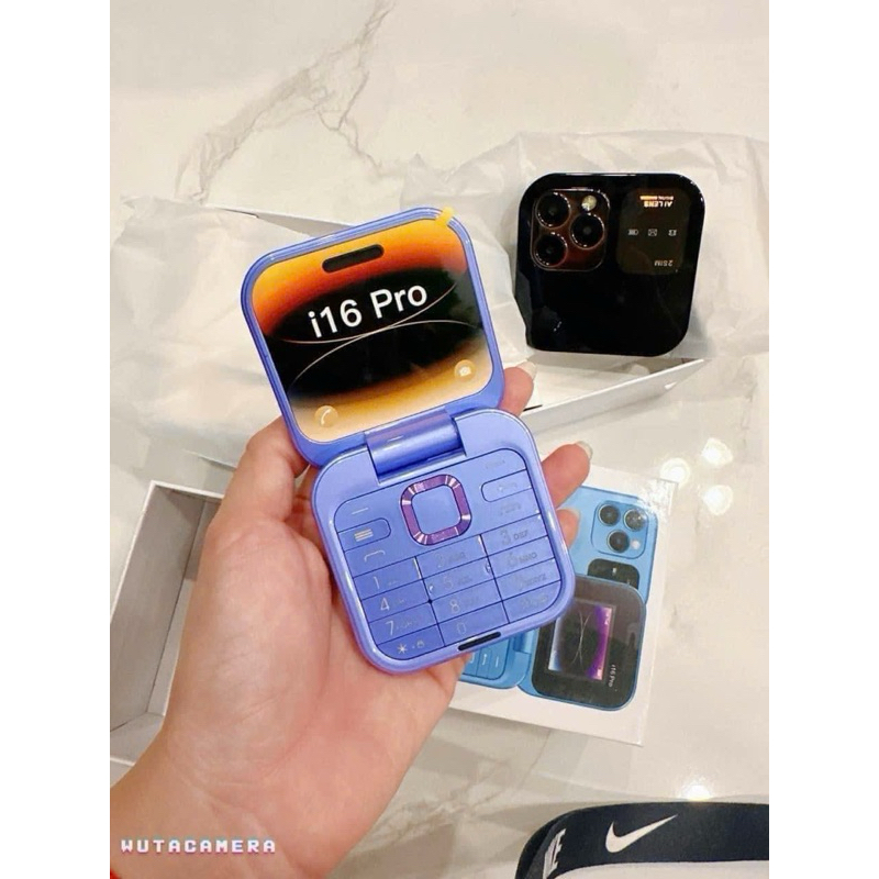 Điện thoại nắp gập i16 pro 3 mắt 2 sim | Shopee Việt Nam