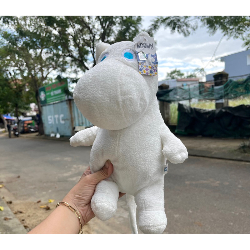 Gấu bông hà mã moomin Hàn cute hột me (hình thật) | Shopee Việt Nam