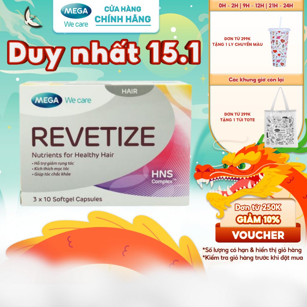 Viên uống cải thiện tình trạng rụng tóc và duy trì mái tóc khỏe đẹp ...