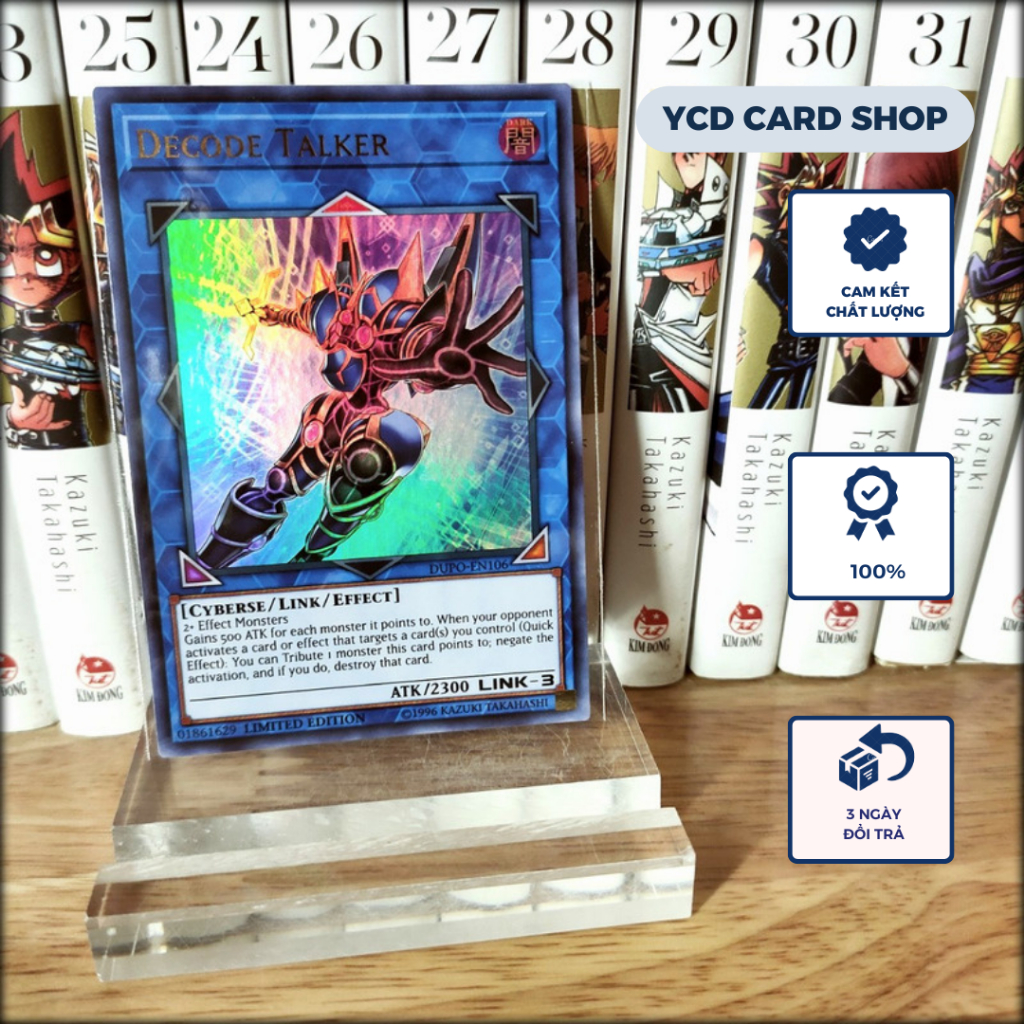 Thẻ bài yugioh chính hãng Decode Talker – Ultra Rare | Shopee Việt Nam