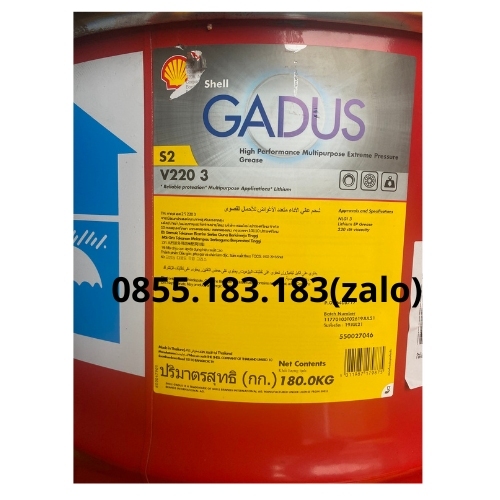 Mỡ chịu nhiệt Shell Gadus S2 V220 3 | Shopee Việt Nam