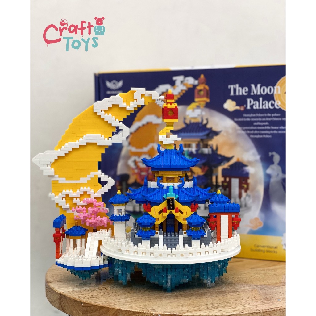 Đồ chơi lắp ráp lego mô hình Cung điện The Moon Palace MENGGAO by Craty ...