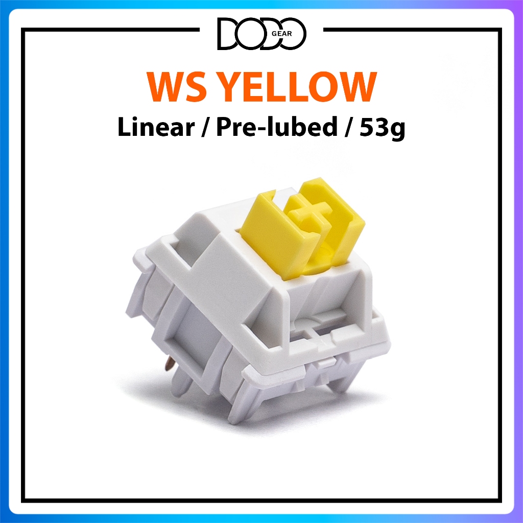 Switch Wuque Studio WS Switch WS Red Yellow Brown Quartz Tactile Silent ...