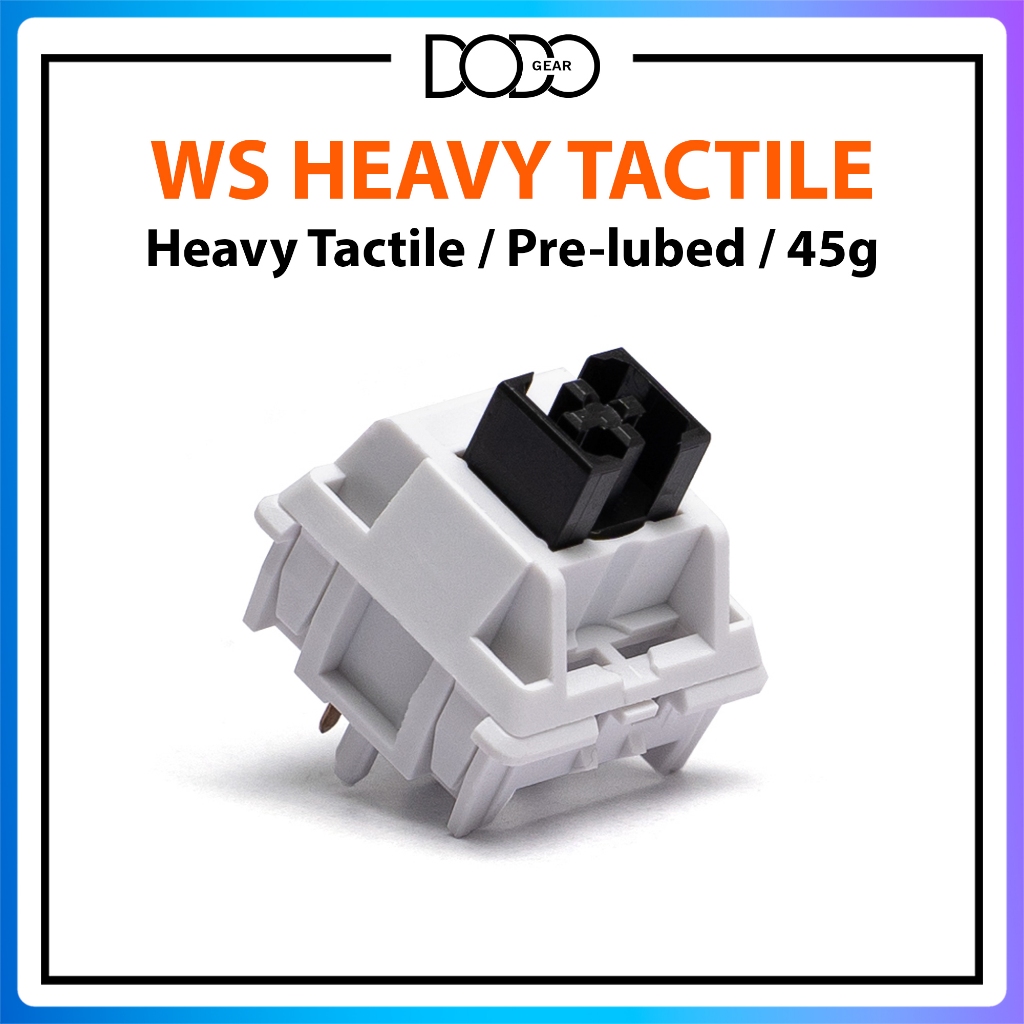 Switch Wuque Studio WS Switch WS Red Yellow Brown Quartz Tactile Silent công tắc bàn phím Wuque ...