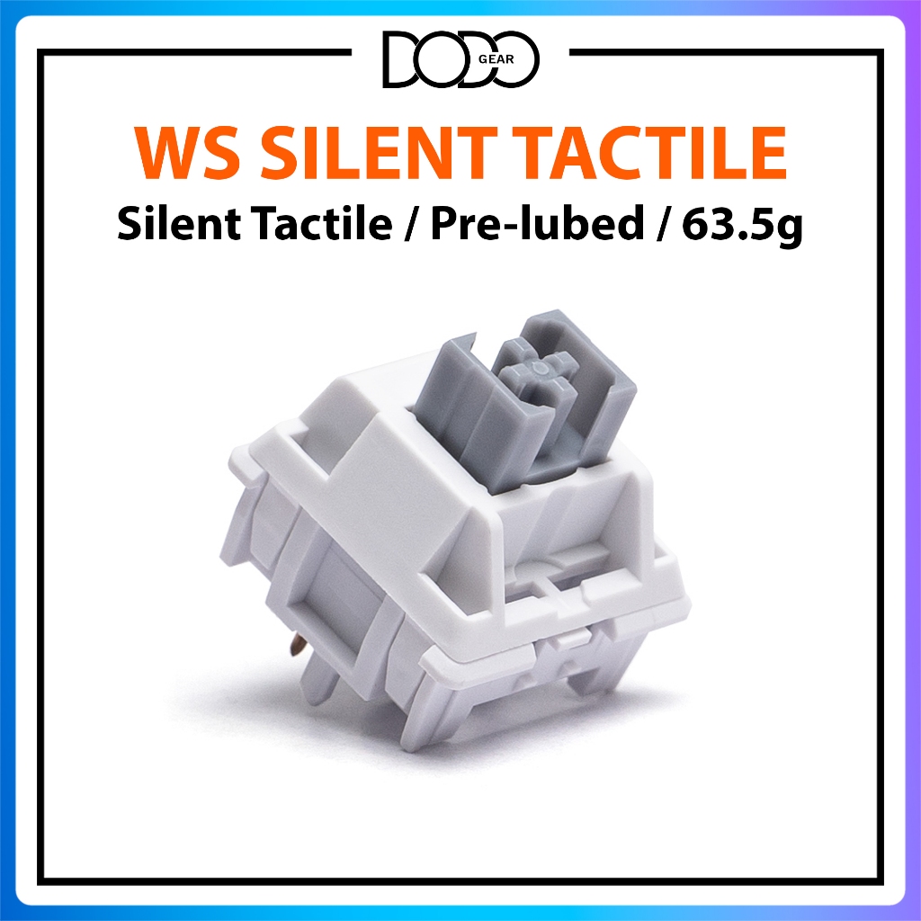 Switch Wuque Studio WS Switch WS Red Yellow Brown Quartz Tactile Silent ...