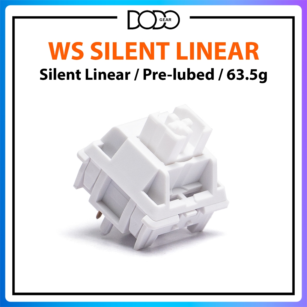 Switch Wuque Studio WS Switch WS Red Yellow Brown Quartz Tactile Silent công tắc bàn phím Wuque ...