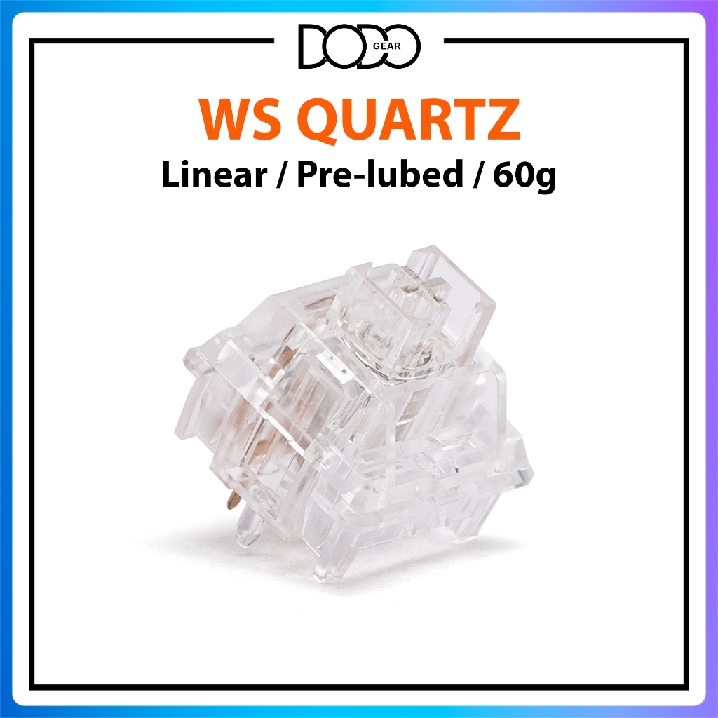 Switch Wuque Studio WS Switch WS Red Yellow Brown Quartz Tactile Silent công tắc bàn phím Wuque ...