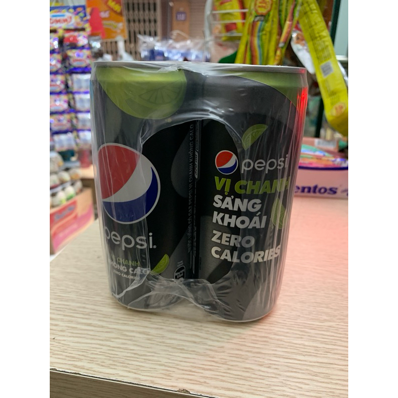 1 Lon nước ngọt PEPSI Zero Không Calo Vị Chanh | Shopee Việt Nam