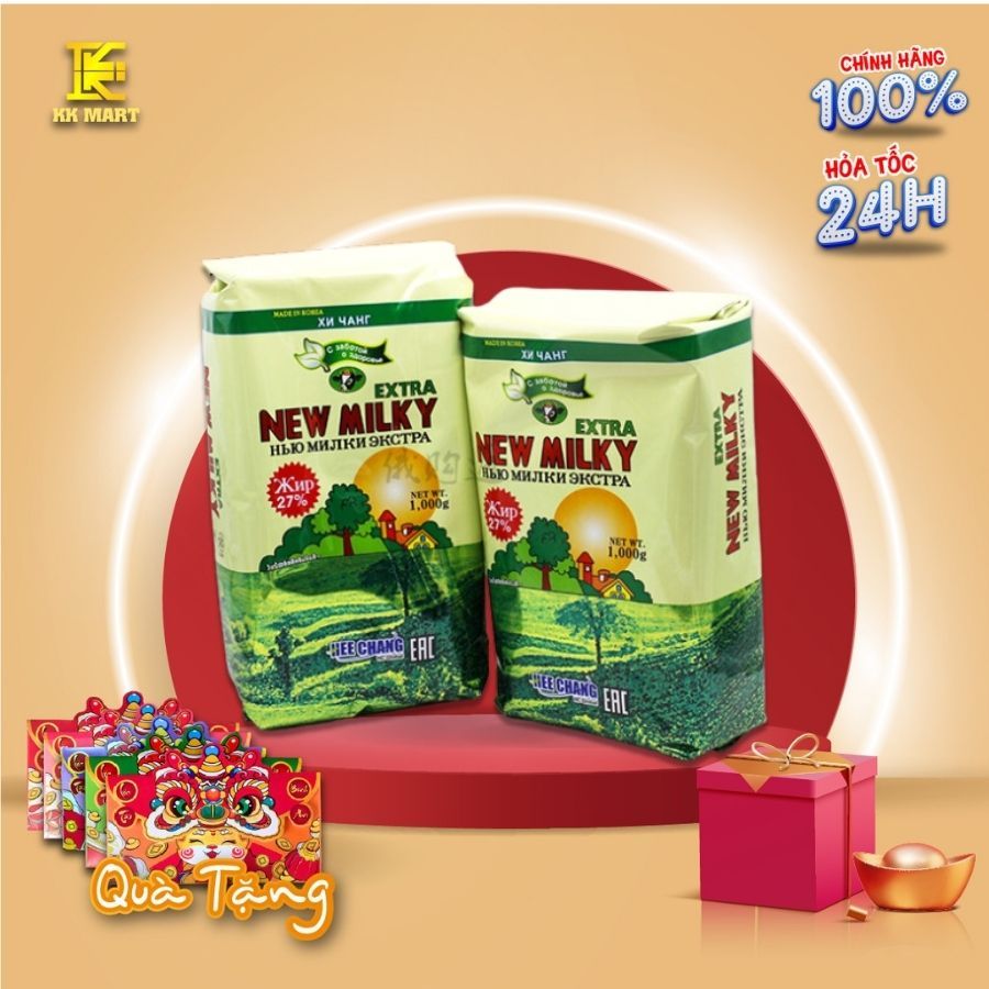 Sữa Béo Nga New Milky Túi 1KG, Sữa Tăng Cân Nhập Khẩu Nga Extra New ...