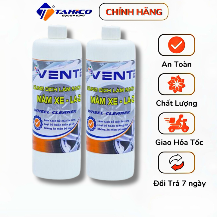 WHEEL CLEANER VENTEL 1L - Dung Dịch Tẩy Vành Mâm Lazang - Dành Cho Xe Ô ...
