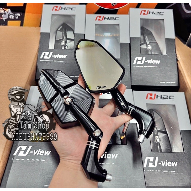 Kính Gương H View h2c kiểu chiếc lá | Shopee Việt Nam