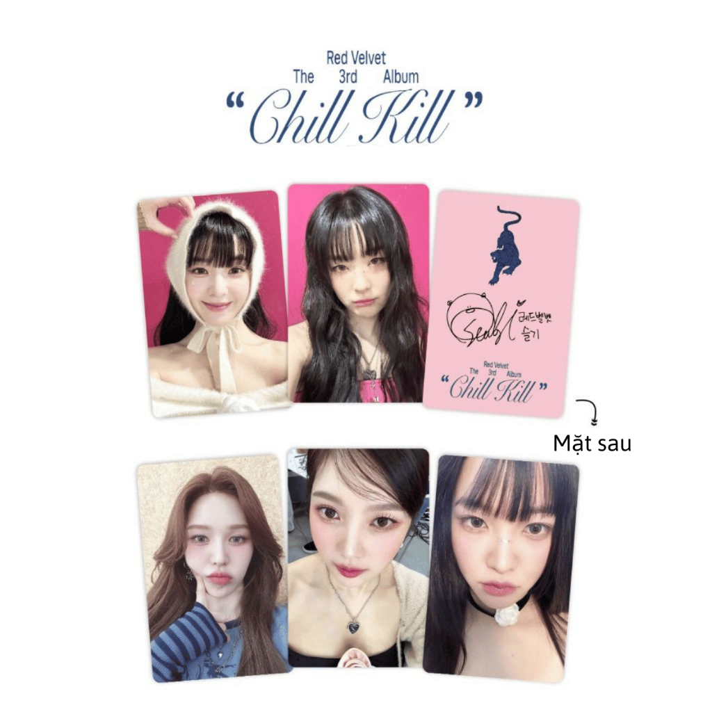 Set 5 card Red Velvet Chill Kill (Không Chính Hãng) | Shopee Việt Nam