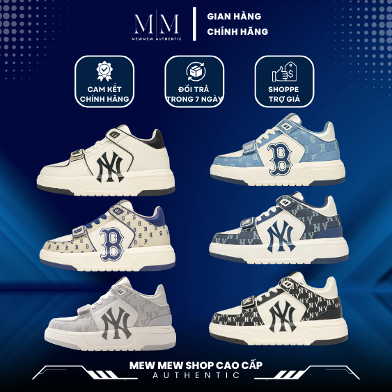 [ Best Quality ] Giày MLB Chunky Liner Mid Basic New York Yankees Hàng ...