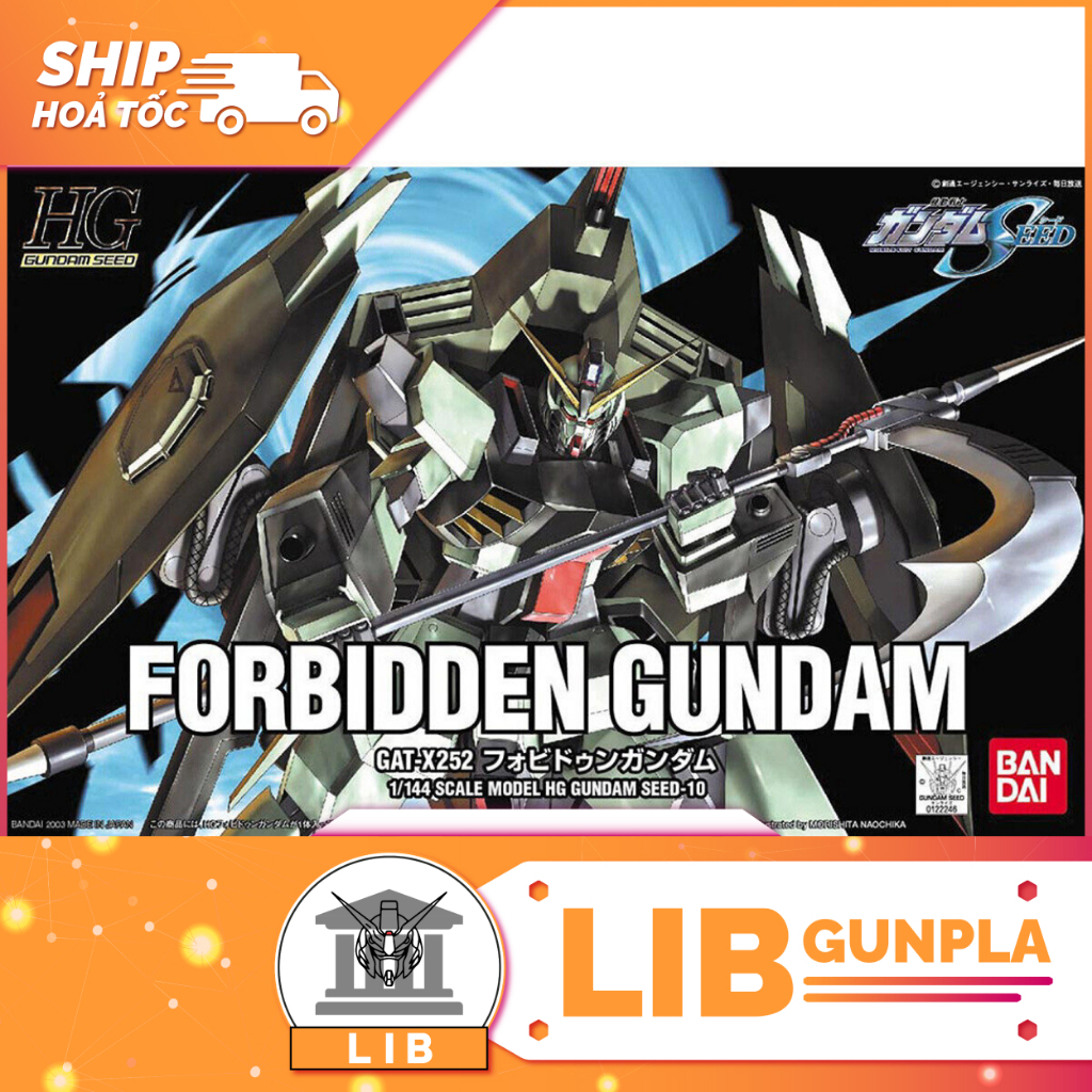 Đồ chơi mô hình lắp ráp Gundam Bandai HG SEED 1/144 Forbidden Gundam ...