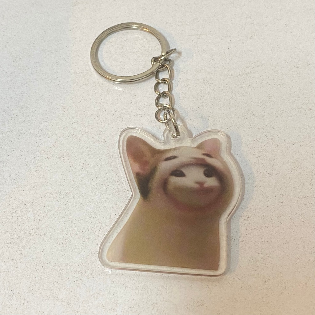 Móc Khóa Nhựa Acrylic Meme Mèo Chó Shiba Cheems Bonk Pepe | Shopee Việt Nam