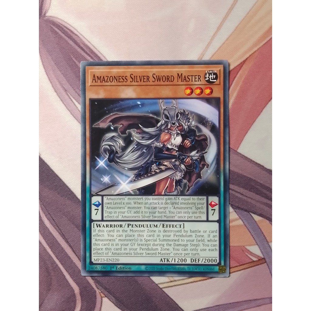 Thẻ Bài Yugioh: Amazoness Silver Sword Master MP23-EN220 | Shopee Việt Nam
