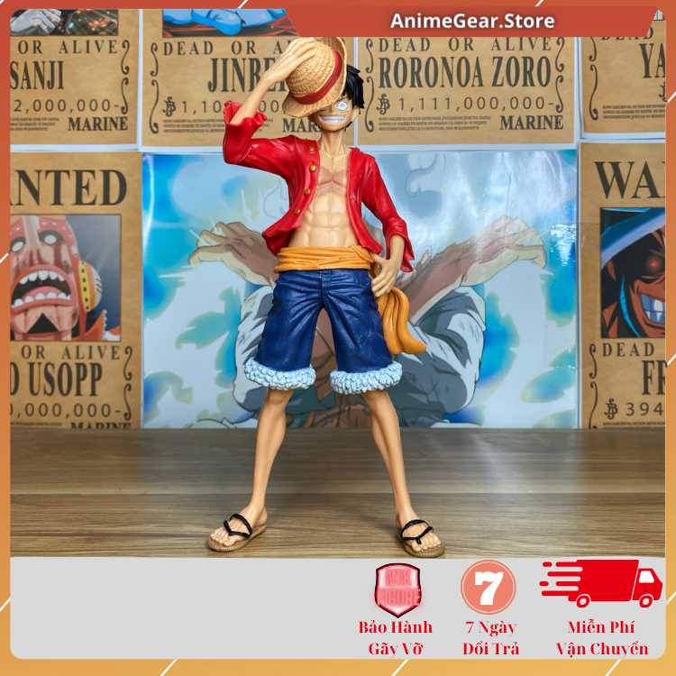 [Rẻ Vô Địch FreeShip] Mô Hình Luffy dáng đứng cầm mũ rơm AnimeGear ...