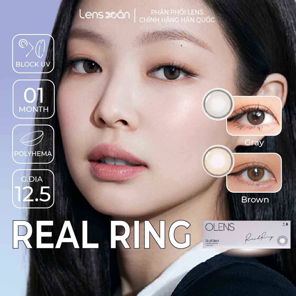 Kính áp tròng cận 1 ngày LENS XOẮN lens JENNIE BLACKPINK có viền tự ...