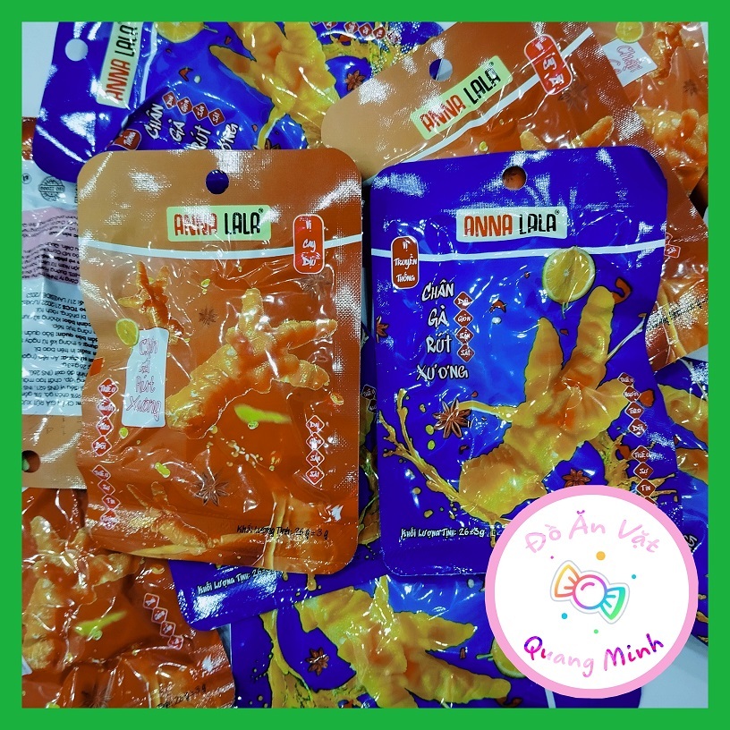 Chân gà rút xương Anna lala, chân gà việt nam gói 26g thơm ngon hấp dẫn ...