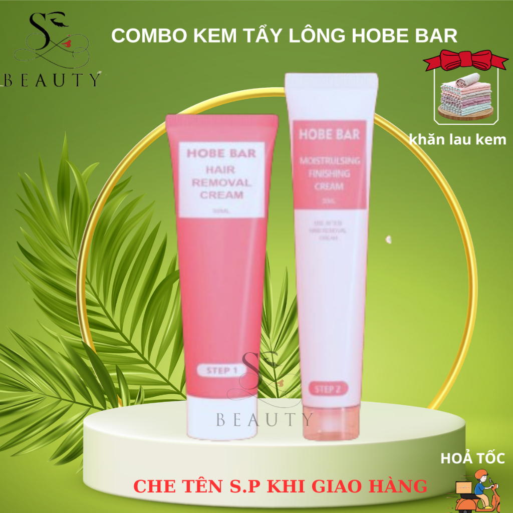Kem tẩy lông hobe bar chính hãng kiểu pháp kem tẩy lông hobebar tẩy ...