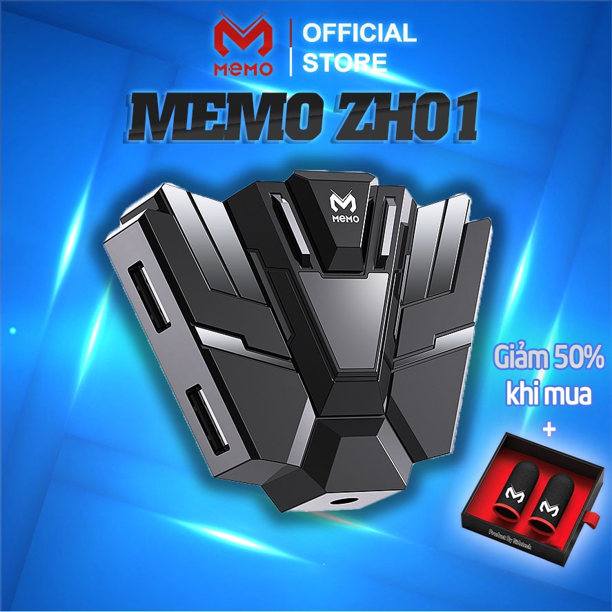 Bộ chuyển đổi hub MEMO ZH01 chơi game mobile Liên quân COD FF TFT PUBG hỗ trợ macro combo ghìm ...
