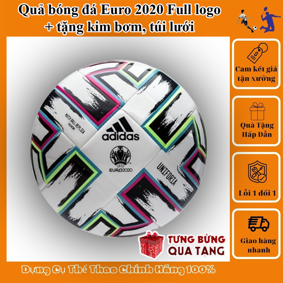 Quả Bóng Đá Euro Cup 2020 - Banh Đúc Số 5 Uniforia Da PU Cao Cấp Đủ ...