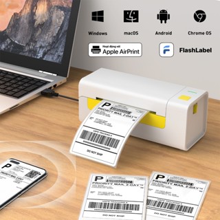 Máy In Nhiệt FlashLabel Thermal Printer In Khổ A6,A7 In Đơn Hàng, Phiếu ...