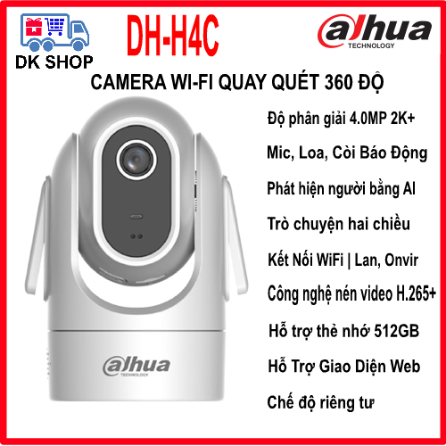 Camera IP Wifi DaHua Hero C1 DH-H4C 4MP 2K+ | DH-H2C 2MP FHD - Xoay 360 ...
