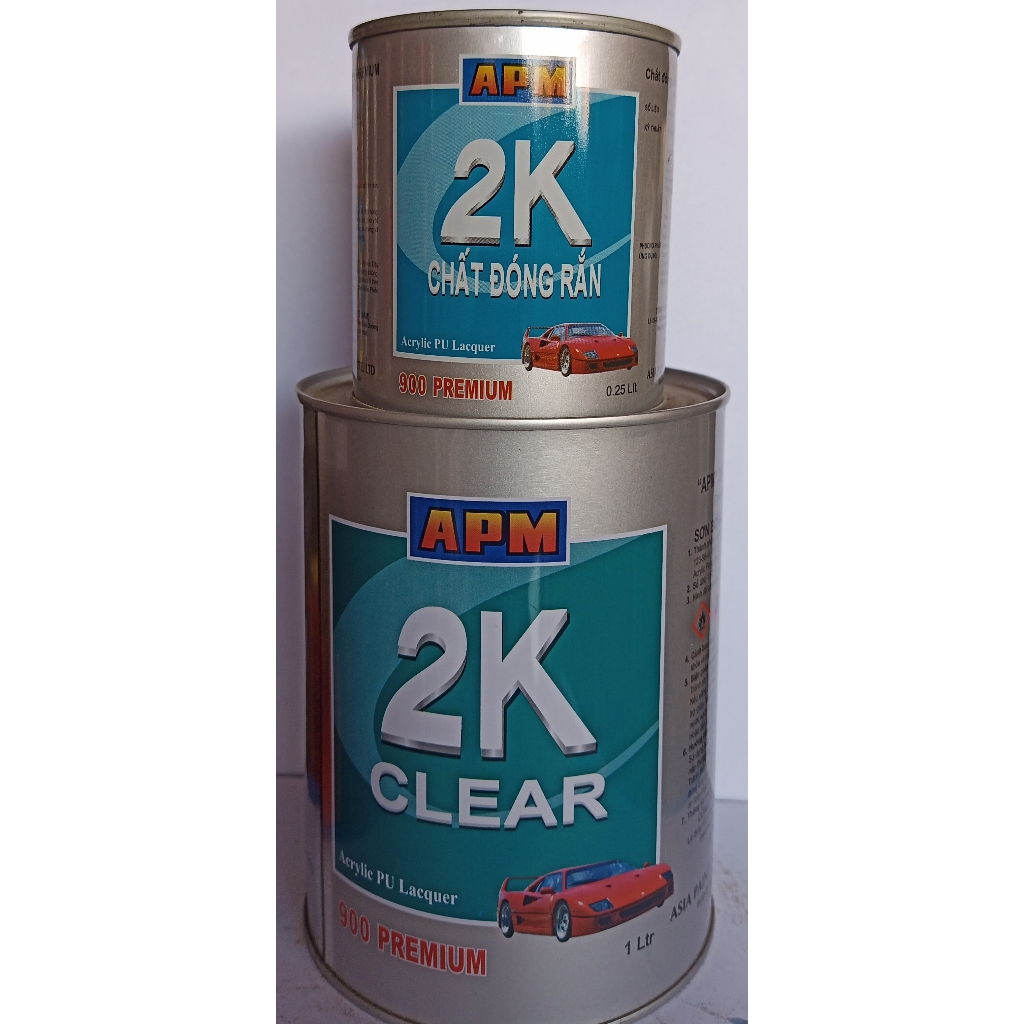Sơn Bóng 2K APM Clear, Dầu Bóng 2K Không Ngả Vàng, Chống Trầy Xước Rất Cao | Shopee Việt Nam