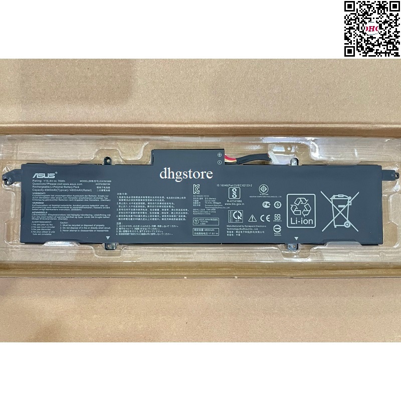Pin laptop Asus ROG Zephyrus G14 GA401 GA401II GA401IU GA401IV GA401IH ...