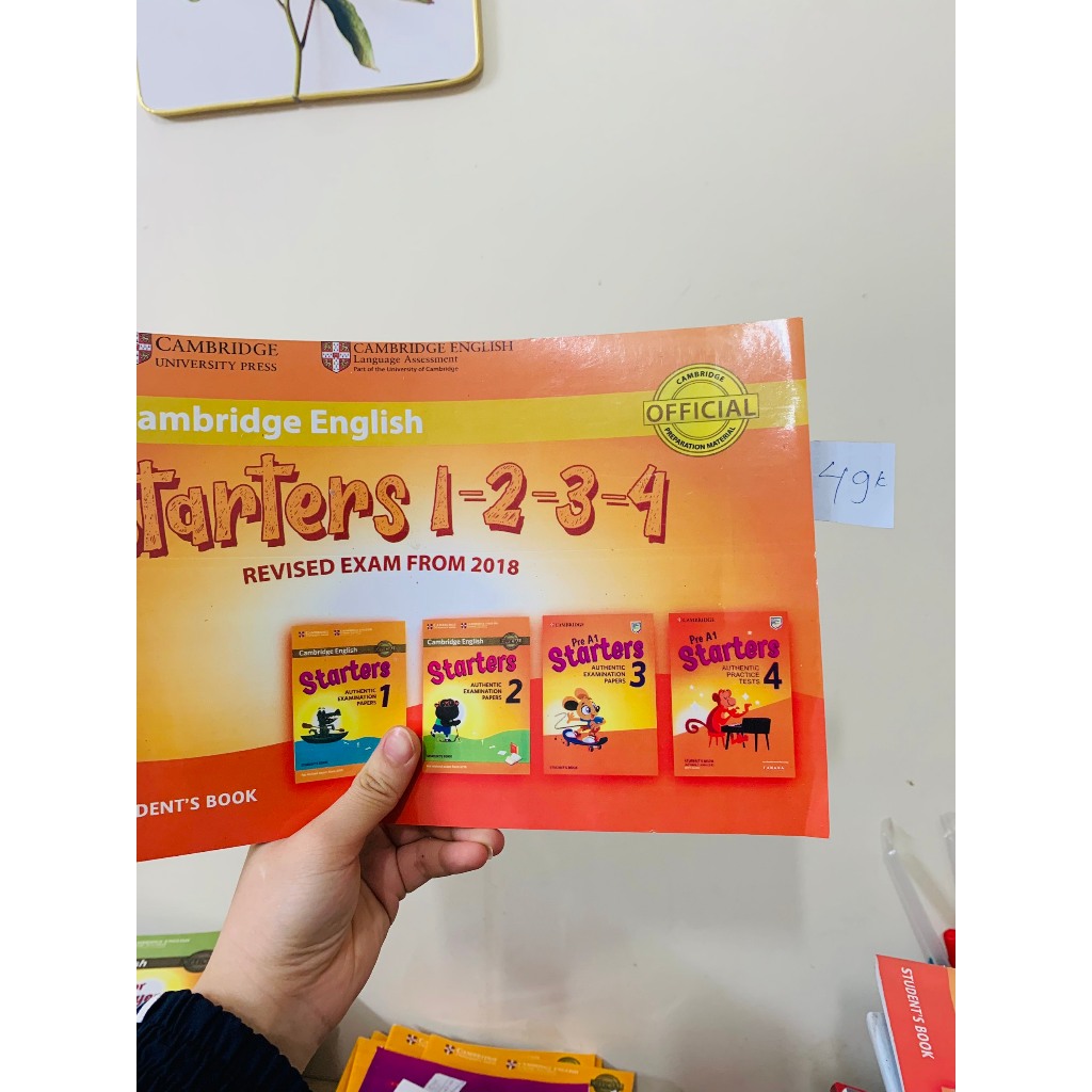 Cambridge starter in gộp mới 1234 | Shopee Việt Nam