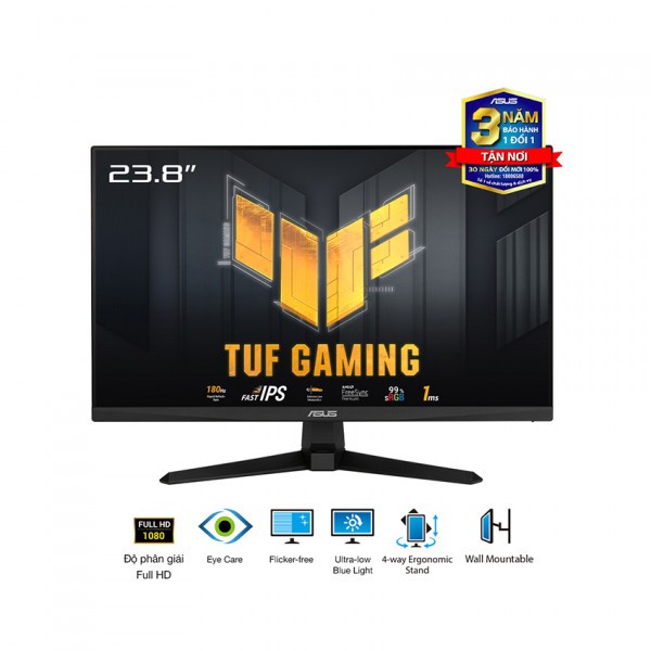 Màn Hình Máy Tính Asus 23.8 Inch Màn Gaming Tuf VG249Q3 FHD /IPS/180HZ ...