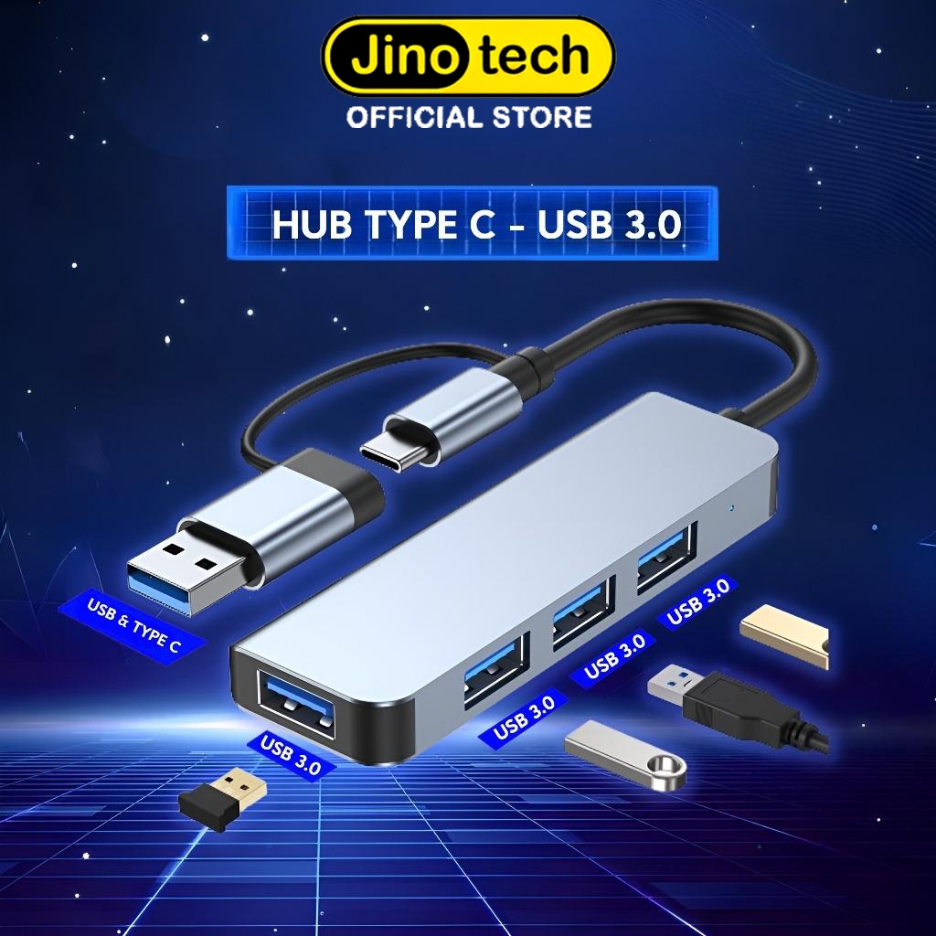 HUB Type C và HUB USB 3.0 tốc độ cao JINOTECH cổng chia usb mở rộng kết nối chuyển đổi cho ...