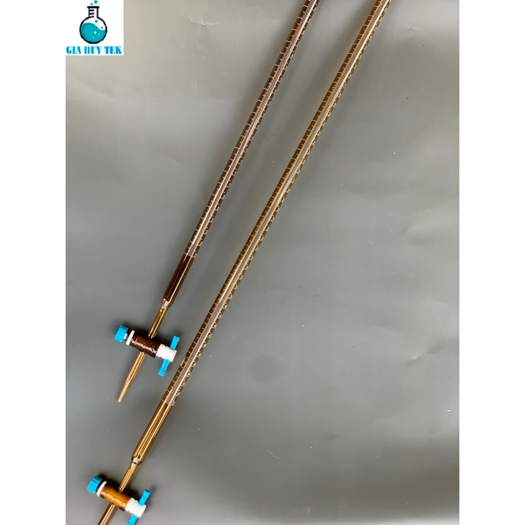 Burette (buret) chuẩn độ nâu 25ml 50ml | Shopee Việt Nam