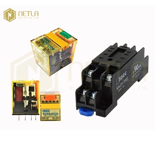 IDEC - Relay Rơ le trung gian 8 chân 24V IDEC RU2S (RU2S-D24/ SN2S-05D ...