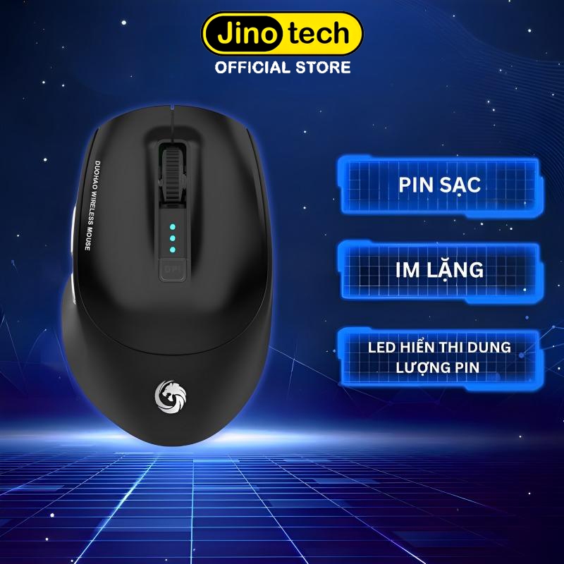 Chuột không dây Bluetooth JINOTECH M20 chính hãng giá cực rẻ , chuột sạc pin gaming siêu nhạy ...