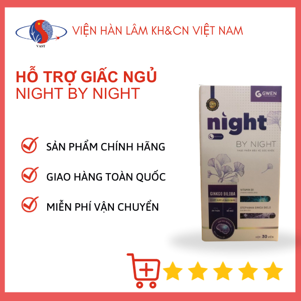 [ CHÍNH HÃNG - HỘP 30v ] Ngủ ngon Night hỗ trợ an thần,giúp ngủ ngon ...