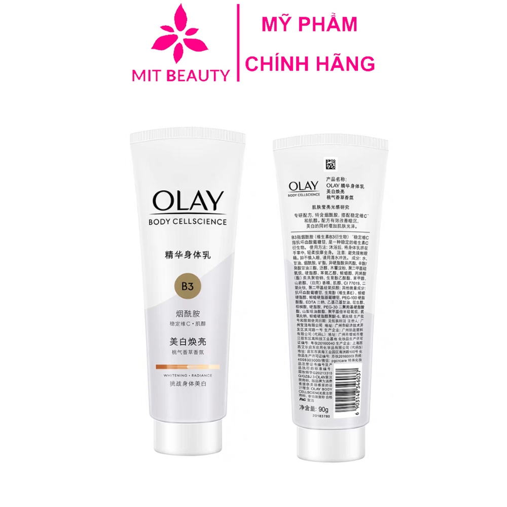 Sữa dưỡng thể Olay B3 Retinol Vitamin C 90g dưỡng ẩm trắng da toàn thân ...